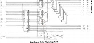 Original IBM CGA adapter: help interpreting part of schematic | Vintage ...