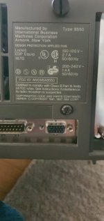 IBM Model 50 (8550) confusion about input voltage. | Vintage Computer ...